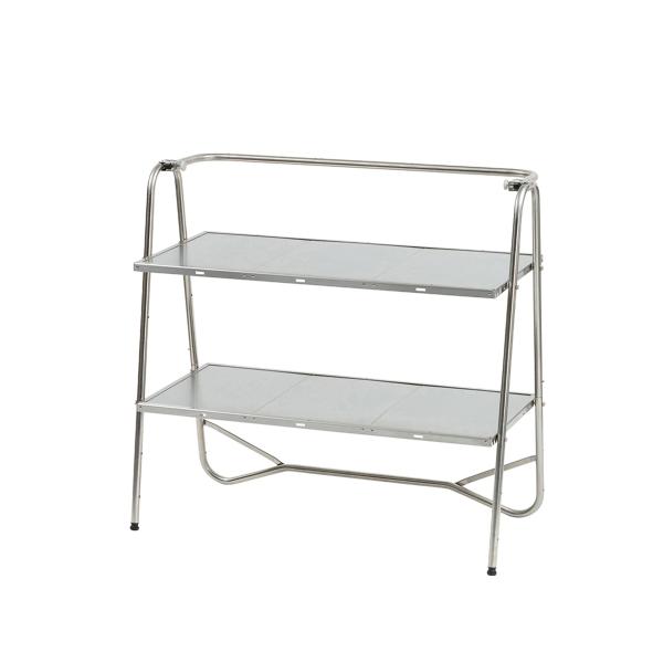 キャンプやアウトドアで使えるステンレス製キッチンテーブルです。広い作業スペースと高さ調整可能な天板で調理を快適に行えます。■ 特徴・広々とした作業スペース・ステンレス製で耐久性が高い・メッシュラックスタンド等と組み合わせ可能・トップバーはハ...