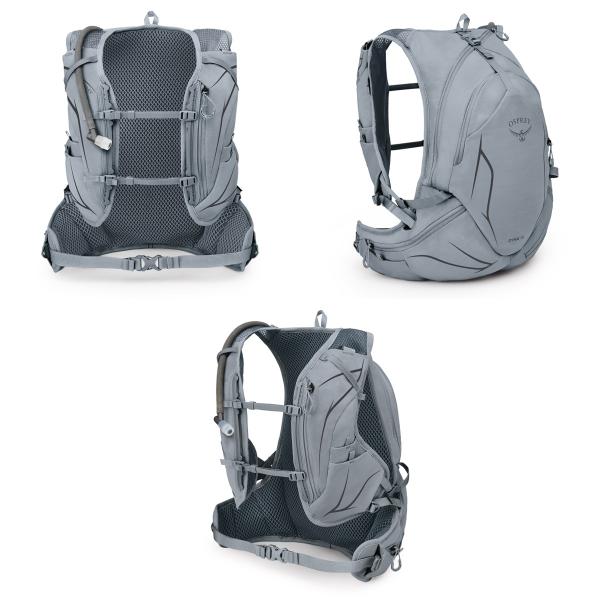 Dyna 15 は、トレイルランや長距離ライトトレッキングを意識した 15 リットル容量のハイドレーション対応バックパック／ベストタイプ。仕様例では重量が 731 g と記載されており、軽さが強調されたモデル設計。ポケット構成、ハイドレーシ...