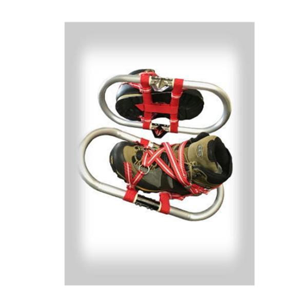 フラットタイプ　SN22雪山ラッセル用爪はステンレス製■材質　A6063アルミ製■爪高　49mm■カラー　シルバー バンドは赤/白■サイズ　410mm×182mm■重量　770g※使用上の注意※フロントバンド・ヒールバンドを靴に合わせて調整...