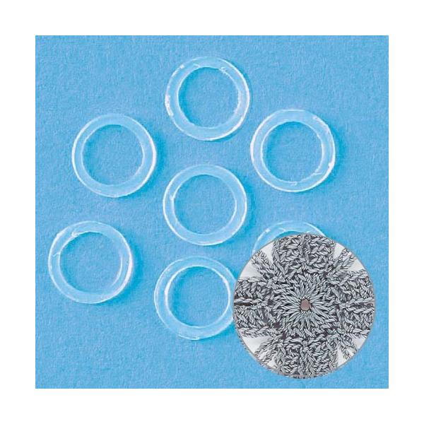 ※2023年2月1日より価格改定を致しております。丸　8ｍｍ　588−81袋約100ヶ入り ニットリングを使用することによって、モチーフつなぎや連続モチーフが早くきれいに仕上がります。　洗濯・ドライクリーニングもＯＫ！※メール便可能です。