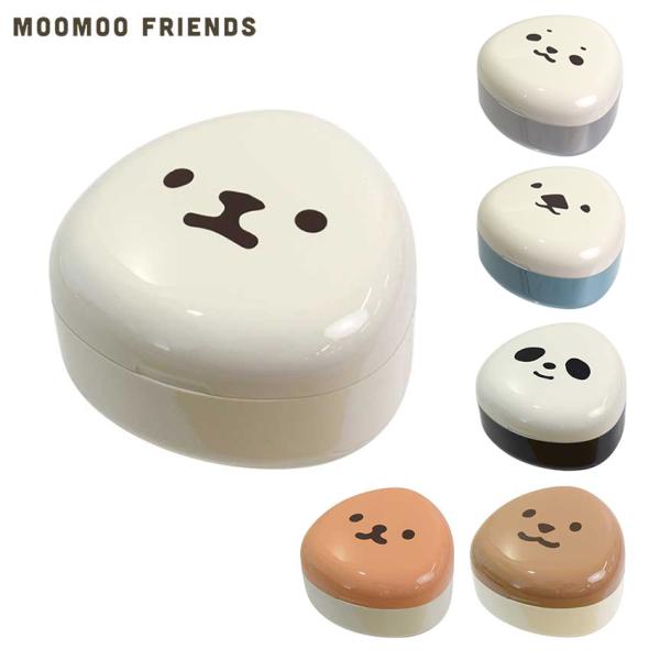 ■サイズ…W9×D9×H5.8cm■原産国…日本■材質…ABS樹脂■容量…200mlおにぎり1個が入るサイズのケース。プリントされたアニマルフェイスがとってもキュート！おにぎりだけでなく、フルーツやおかず入れとしても活用できます。