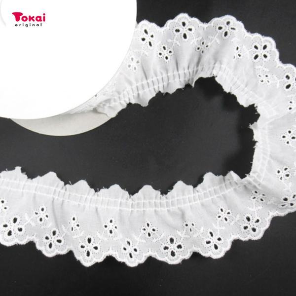 ■サイズ（約）…巾4.8cm（商品サイズ）■数量設定…50cm単位の切売り■素材…綿100％■メーカー名…トーカイグループオリジナル■生産国…日本お洋服や小物の装飾やアクセントに。縫い付けてご使用ください。※トーカイグループオリジナル！!イ...