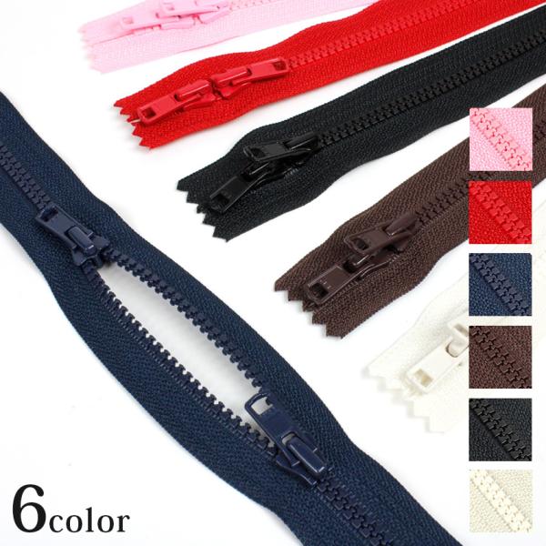 ■サイズ（約）…60cm（商品サイズ）■内容量…1本■素材…テープ：ポリエステル、ムシ：ポリアセタール、スライダー：亜鉛合金■生産国…日本製ムシが樹脂製なので同じサイズのメタルファスナーに比べて軽量。ポーチ、バッグ作りやポケットなどに。※メ...