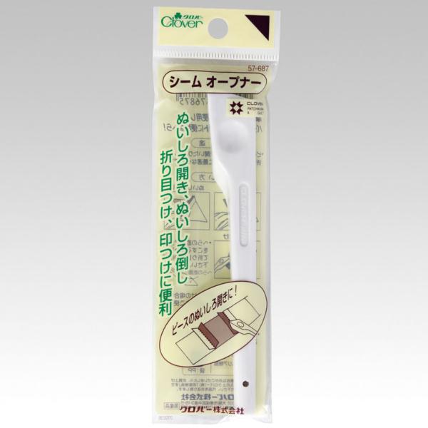 正確にきれいなラインが描けるしるし付け用品です。■サイズ（約）… 50×165×10mm（パッケージサイズ）■内容量…1本 ■生産国… 日本製■発売元… クロバーピースのぬいしろを開いたり、倒したり、折り目をつけるのに最適！※メール便可能です。