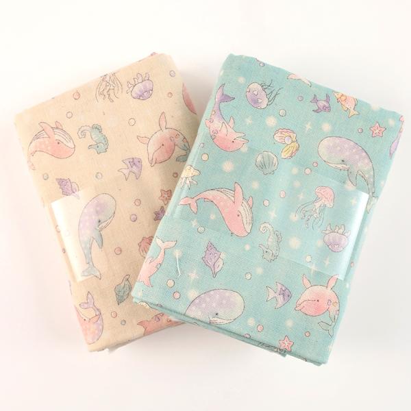 ■布幅（約）…110×50cm■素材…綿100％■数量設定…50cmのカットクロス　（ご購入例： 数量 2 = 2枚）●生地の厚さ … 普通地●透け感 … ほぼなし●生地の特徴 … やわらかくて薄手のガーゼを2枚重ねにした生地。吸水性が良く...