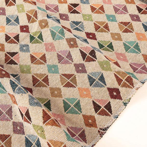 ■布幅（約）…145×95cm■素材…ポリエステル70％、綿30％■数量設定…145×95cmのカットクロス　（ご購入例： 数量 2 = 2枚）●生地の厚さ … やや厚地●透け感 … なし●生地の特徴 … ゴブラン生地とは、一般的にタペスト...