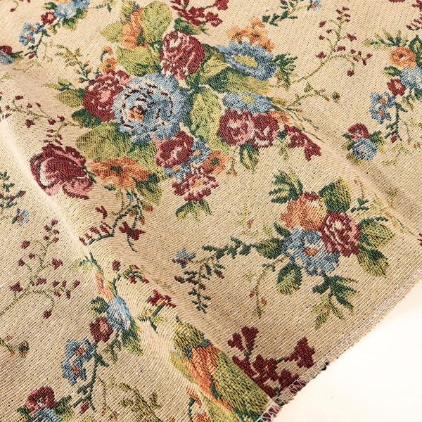 ■布幅（約）…145×95cm■素材…ポリエステル70％、綿30％■数量設定…145×95cmのカットクロス　（ご購入例： 数量 2 = 2枚）●生地の厚さ … やや厚地●透け感 … なし●生地の特徴 … ゴブラン生地とは、一般的にタペスト...