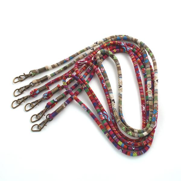 オリジナルバッグ作りに欠かせないショルダーストラップ。お手持ちのバッグのイメージチェンジや傷んだ持ち手の交換にも。■ サイズ（約）…24×6.5×厚み1.5cm（パッケージサイズ）長さ120cm、幅0.8cm、Dカン内径1.3cm、ナスカン...