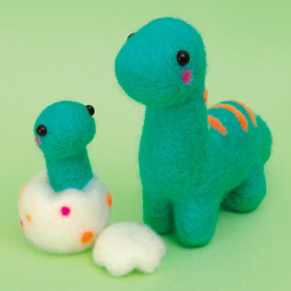 ■サイズ（約）…約縦20×横13×厚さ3cm（パッケージサイズ）ブラキオくん高さ10cm、赤ちゃん高さ6cm ※ニードルの刺し方によって大きさはかわってきます。（完成サイズ）■セット内容…アクレーヌ、目、レシピ■準備するもの…【フェルティン...