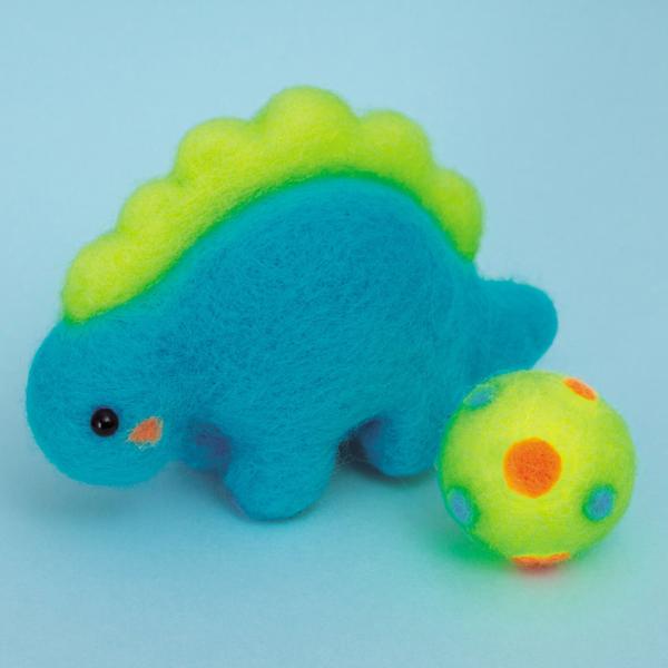 ■サイズ（約）…約縦20×横13×厚さ3cm（パッケージサイズ）ステゴサウルスくん高さ7cm、卵直径3cm ※ニードルの刺し方によって大きさはかわってきます。（完成サイズ）■セット内容…アクレーヌ、目、レシピ■準備するもの…【フェルティング...