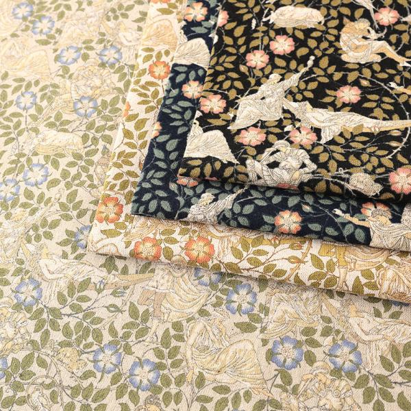 ※2025年1月6日より価格改定を致しております。■布幅（約）…108cm■素材…綿80％、麻20％■数量設定…50cm単位の切売り　（ご購入例： 数量 2 = 1.0m）●生地の厚さ … 普通地●透け感 … ほぼなし●生地の特徴 … 丈夫...