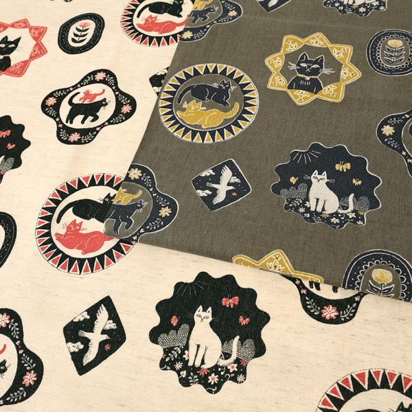 ■布幅（約）…108cm■素材…綿85％、麻15％■数量設定…50cm単位の切売り　（ご購入例： 数量 2 = 1m）●生地の厚さ … やや薄地●透け感 … あり●生地の特徴 … 薄手で、ギャザーも寄せやすい厚み。麻混のため、素朴でナチュラ...