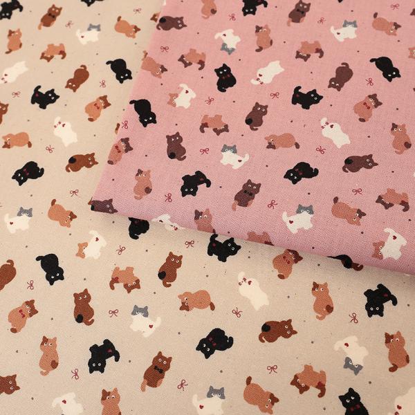 ■布幅（約）…106cm■素材…綿100％■数量設定…50cm単位の切売り　（ご購入例： 数量 2 = 1m）●生地の厚さ … やや薄地●透け感 … 若干あり●生地の特徴 … 薄手で、ギャザーも寄せやすい厚み。スタンダードな平織の生地です。...