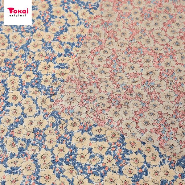 ■布幅（約）…105cm■素材…綿100％■数量設定…50cm単位の切売り　（ご購入例： 数量 2 = 1m）■ブランド…トーカイグループオリジナル●生地の厚さ … やや薄地●透け感 … ほぼなし●生地の特徴 … 薄手で、ギャザーも寄せやす...