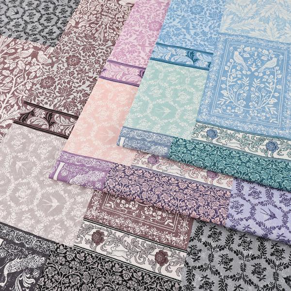 ■布幅（約）…108cm■素材…綿100％■数量設定…50cm単位の切売り　（ご購入例： 数量 2 = 1m）●生地の厚さ … やや薄地●透け感 … 若干あり●生地の特徴 … 薄手で、ギャザーも寄せやすい厚み。スタンダードな平織の生地です。...