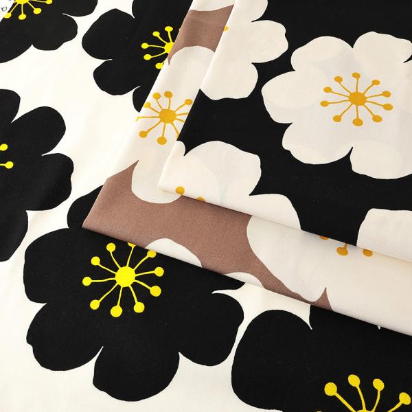 ■布幅（約）…110cm■素材…綿100％■数量設定…50cm単位の切売り　（ご購入例： 数量 2 = 1m）●生地の厚さ … 普通地●透け感 … ほぼなし●生地の特徴 … スタンダードな平織のオックス素材。中厚で丈夫です。しっかりとしたバ...