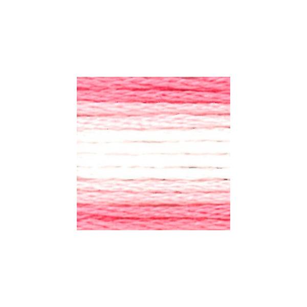 【 サイズ(約) 】8ｍ（長さ）、6本撚り【 太さ 】25番【 材質 】綿100%【 発売元 】オリムパスカラーグラデーションが美しい、ししゅう糸の代表格。2本合わせの細い糸を6本より合わせたもの。安定した色調と色感、美しい光沢感を持ってい...