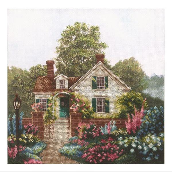 ウクライナのメーカー、Charivna のクロスステッチ・刺繍キットです。【 サイズ（約） 】27×26.5cm（完成サイズ）※余白を含むサイズ29.5×21cm（パッケージサイズ）フック部分含まず【 セット内容 】 プリントされた刺しゅう...