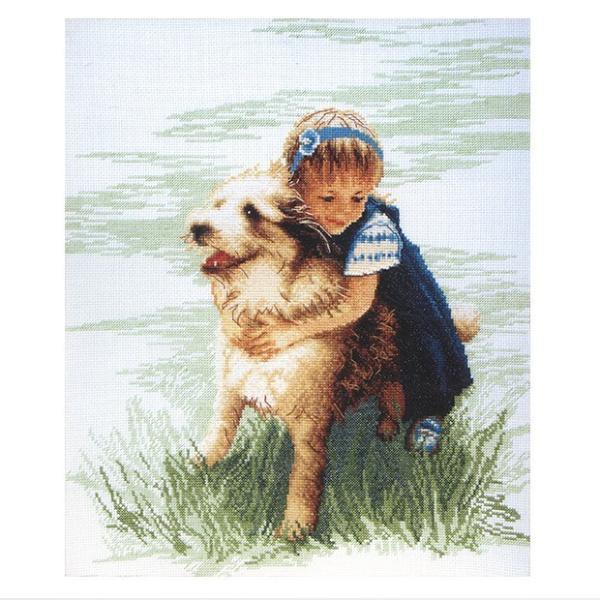 ウクライナのメーカー、Charivna のクロスステッチ・刺繍キットです。【 サイズ（約） 】31.5×37.5cm（完成サイズ）※余白を含むサイズ29.5×21cm（パッケージサイズ）フック部分含まず【 セット内容 】 刺しゅう布、刺しゅ...