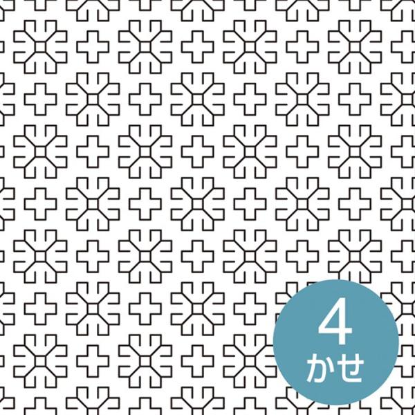 図案プリント済みの一目刺し用の花ふきん布パックです。※キットではありません。4かせ…花ふきんを仕上げるために必要な糸量の目安（刺し子糸1かせ約20m）【 サイズ(約) 】縦34×横34cm（完成サイズ）【 セット内容 】 晒木綿（綿100％...