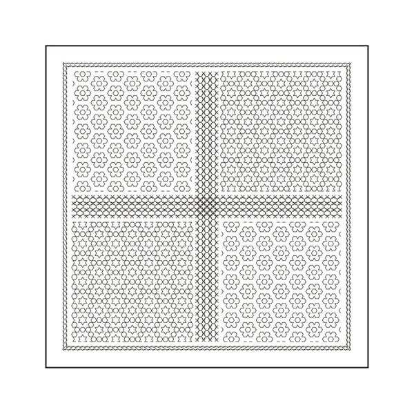■サイズ（約）…16×10.4×1cm（パッケージサイズ）34×34cm（完成サイズ）■セット内容…晒木綿(綿100%)、作り方説明書■準備するもの…刺し子糸、縫い糸、縫い針、はさみ、アイロン、定規■メーカー名…オリムパス製絲(株)刺し子の...