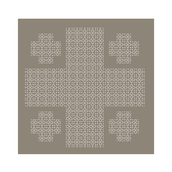 ■サイズ（約）…16×10.4×0.4cm（パッケージサイズ）33×33cm（完成サイズ）■セット内容…刺し子もめん、作り方説明書■準備するもの…刺し子糸、縫い糸、縫い針、はさみ、アイロン、定規■難易度…初〜中級者向け■ブランド…オリムパス...