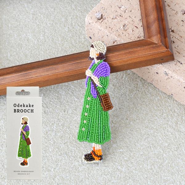 ■サイズ（約）…W71mm×H187mm×D25mm（パッケージサイズ）縦9.8×横2.8cm（完成サイズ）■セット内容…ビーズ、フェルト、裏布、ブローチピン、糸、接着剤、刺しゅう針、作り方説明書■難易度…中級程度■メーカー名…MIYUKI...