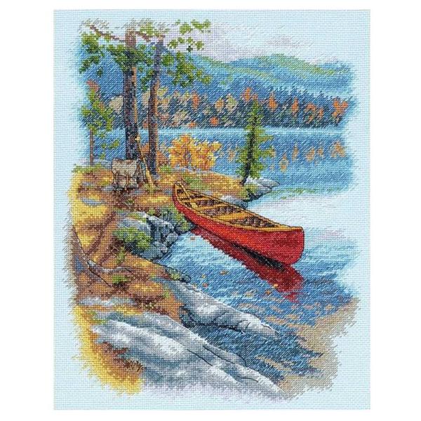 ■サイズ（約）…24.0×30.5×1cm（パッケージサイズ）27.9×35.5cm（完成サイズ）■セット内容…刺しゅう布、刺しゅう糸（ 色分け済み）、針、図案、説明書※糸のメーカーはお問合せいただきましてもお答え出来かねます。■刺繍布の色...