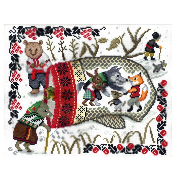 人気刺しゅう作家Nitkaさんとデザインの刺しゅうキットシリーズ第3弾。幼い頃、誰もが一度は夢見た童話の世界をクロス・ステッチで表現しました。14カウントのアイーダを使用した刺しごたえのあるキットです。クロス・ステッチに没頭するとともに物語...