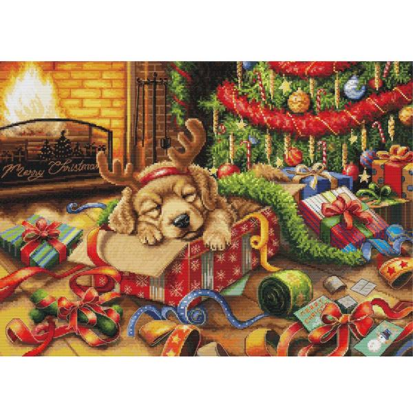 ■サイズ（約）…22×30×1.5cm（パッケージサイズ）44×32cm（完成サイズ）■セット内容…刺しゅう布、刺しゅう糸（LUCA-S ／色分け済み）、針、図案、説明書■刺繍布の色…クリーム格子入り■布の種類…Zweigart AIDA ...