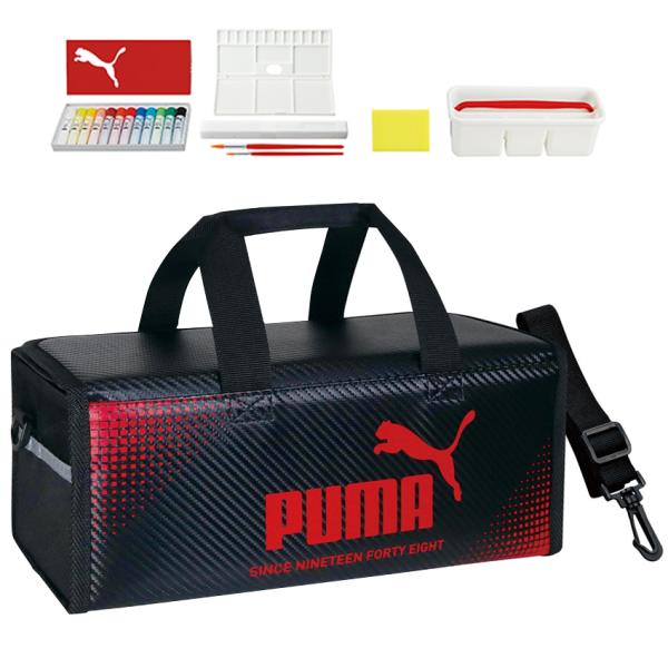 ■サイズ…H14.5×W33×D15cm■材質…バッグ：合成皮革(PU)、ポリエステル■原産国…日本■重量…1130g■セット内容…専用ケース、両面硯、書道墨、水差し、文鎮、太筆、細筆、筆巻、書道液、半紙ばさみ、下敷き、バッグ、ショルダーベ...