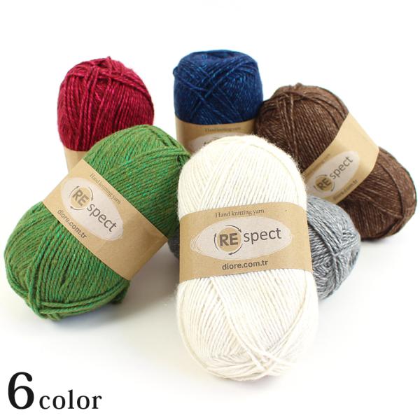 環境にやさしい杢調タイプのリサイクルヤーン。少し毛足がある甘撚りの糸で、ウエアから小物まで幅広くお使いいただけます。■重量・形状・糸長（m）…100g玉巻（約280ｍ）■品質構成…リサイクルアクリル50%、リサイクルコットン30%、リサイク...