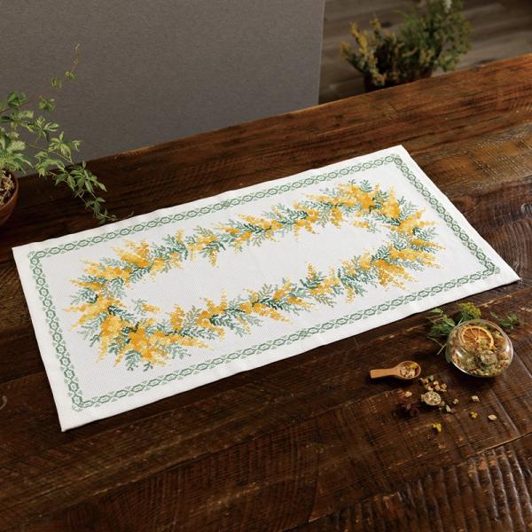 オノエ・メグミ刺しゅうキットシリーズMimosa Collectionやわらかな黄色の花が可愛らしいミモザをモチーフにしたオノエ・メグミデザインの刺しゅうキットです。刺しゅうの後には、お部屋が華やぐインテリアアイテムとして飾ってお楽しみくだ...