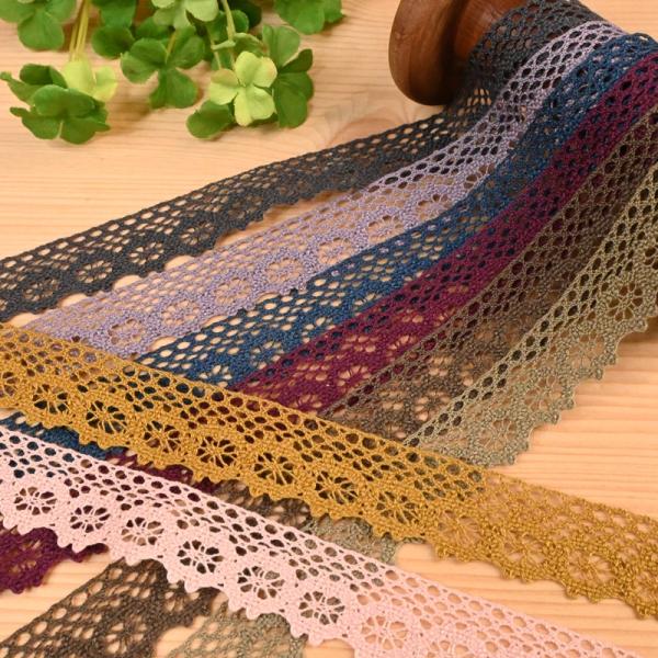 お洒落なトーションレースです。素材…綿100％巾…約21ｍｍ販売価格は、長さ1ｍの価格です。　　1ｍ購入→1個　　2ｍ購入→2個　　　　　と入力おねがいいたします。※写真と実際の色が多少違う場合があります。予めご了承ください。