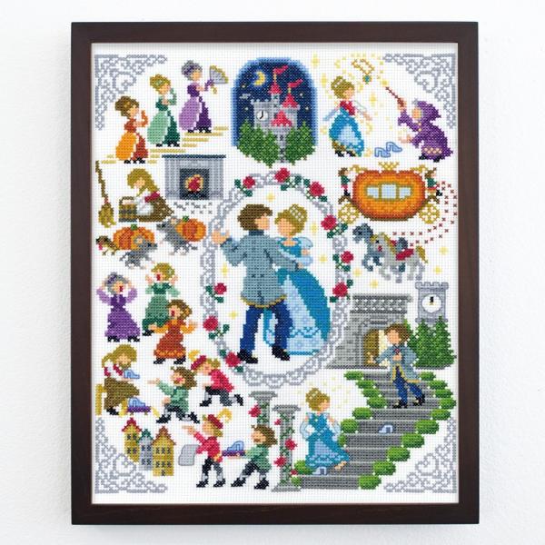 Nostalgic StoryデザインNitka*上級者向*※額は別売Ｗ-59N(ダークブラウン)使用。Ｗ-35N(ホワイト)、Ｗ-58N(ナチュラル)も使用できます。製作時間の目安：30時間以上●出来上がりサイズ額外径：約32ｃｍ×25....