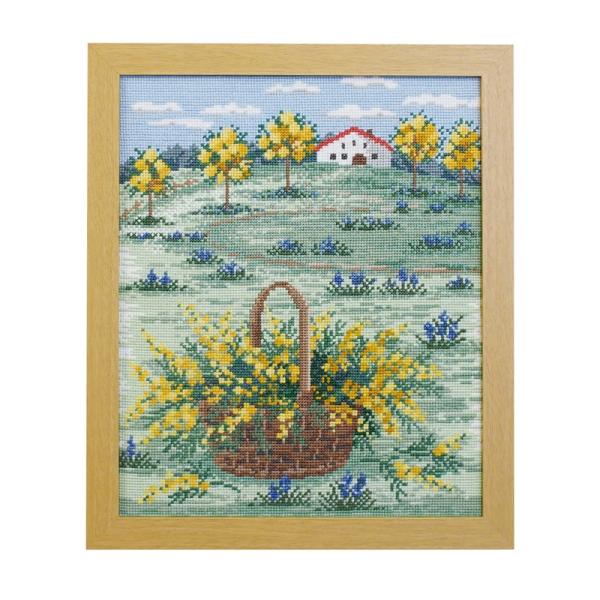 オノエ・メグミ刺しゅうキットシリーズヨーロッパの風景-四季を巡る旅-*上級者向*※額は別売Ｗ-41N(ライトブラウン)使用。Ｗ-42N(ブラウン)、Ｗ-46N(ホワイト)も使用できます。製作時間の目安：30時間以上●出来上がりサイズ額外径：...