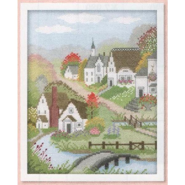 クロスステッチを使用した刺繍、クロスステッチキットです。〜越智通子アート・フレーム〜メモリーオブシーズンズ●上級者向き●キット内容　・25番ししゅう糸(綿100％)　・シャイニーリフレクターラメししゅう糸(キュプラ63％、ポリエステル37％...