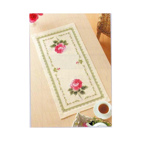 クロスステッチを使用した刺繍、クロスステッチキットです。●中級者向きです。●キット内容２５番ししゅう糸（綿１００％）No.３０００布（ジャバクロス中目・綿１００％）クロス針カラー図案付説明書●出来上がりサイズ約縦80cm×横40cm●発送こ...
