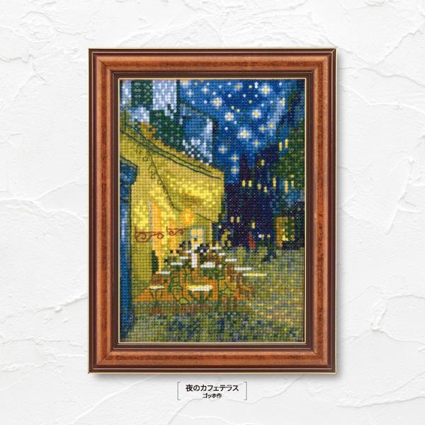 ミニフレームコレクション クロスステッチキットです。ART GALLERY アートギャラリー★壁掛け・スタンド兼用フレーム付き★*初〜中級者向*制作時間目安：30時間以上●出来上がりサイズ額外径：約縦20.8ｃｍ×横15.8ｃｍ額内径：約縦...