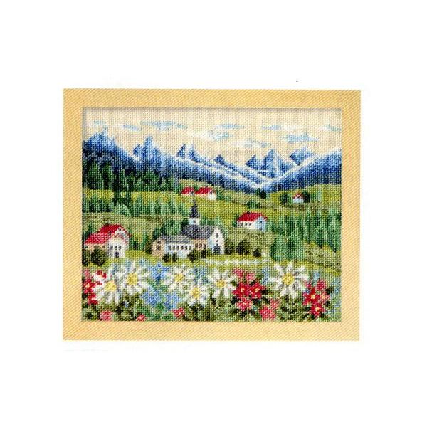 クロスステッチを使用した刺繍、クロスステッチキットです。●中級〜上級者向きです。●キット内容　・ししゅう糸（綿１００％）　・ししゅう布（綿１００％）　・ししゅう針　・図案付説明書●額は、キットに含まれていません。（額は、Ｗ-41N使用、別売...