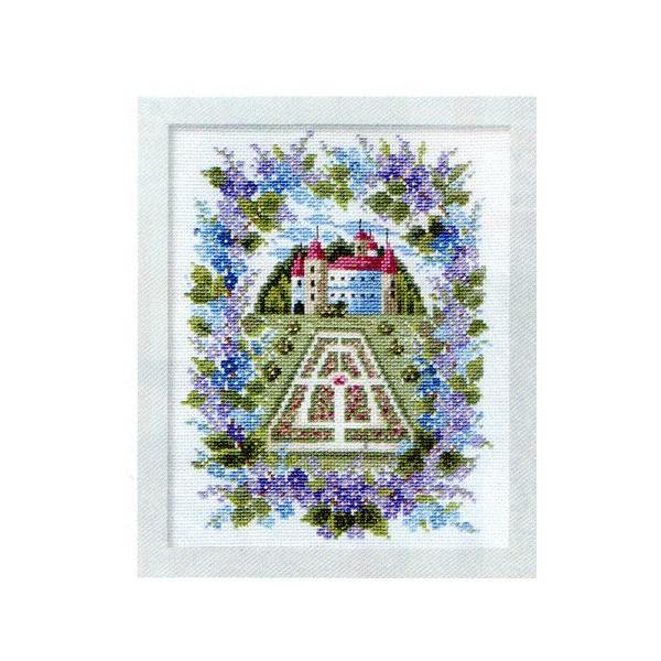 クロスステッチを使用した刺繍、クロスステッチキットです。●中級〜上級者向きです。●キット内容　・ししゅう糸（綿１００％）　・ししゅう布（綿１００％）　・ししゅう針　・図案付説明書●額は、キットに含まれていません。（額は、Ｗ-46N使用、別売...
