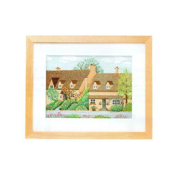 クロスステッチを使用した刺繍、クロスステッチキットです。●上級者向きです。●キット内容　・ししゅう糸（綿１００％）　・ししゅう布（綿１００％）　・ししゅう針　・図案付説明書●額は、キットに含まれていません。(額Ｗ-27N(ライトブラウン)使...