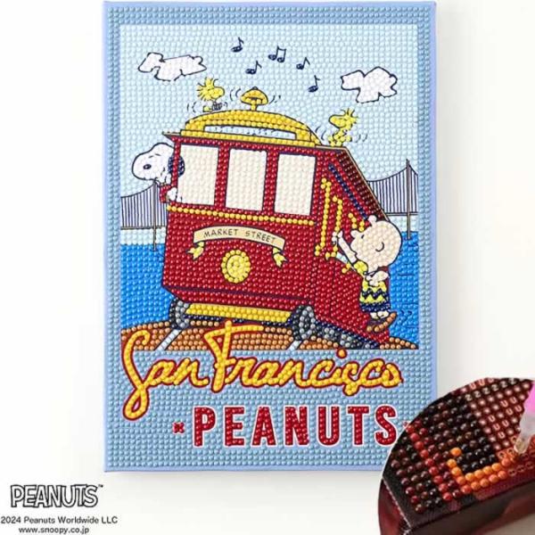 キット内容：ビーズ、スパンコール、色紙、下絵、壁掛けにもできる紙製スタンド、作り方説明書出来上がりサイズ：B5（182×257mm）素材：ガラス、ポリエステル、ユリヤ樹脂、塩化ビニール、紙用意するもの：はさみ・ものさし・セロハンテープ・つま...