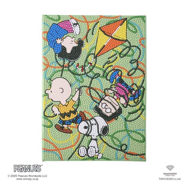 キット内容：ビーズ、スパンコール、色紙、下絵、壁掛けにもできる紙製スタンド、作り方説明書出来上がりサイズ：B5（182×257mm）素材：ガラス、ポリエステル、ユリヤ樹脂、塩化ビニール、紙用意するもの：はさみ・ものさし・セロハンテープ・つま...