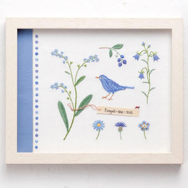 6種のカラーをテーマにした草花や野菜、生き物をモチーフに、アップリケなどを取り込んだ楽しく作れる刺しゅうキット。可憐さに加え立体感もあります。・Piont1　布に図案がプリント済み・Point2　立体感のある仕上がり・Point3　様々なス...