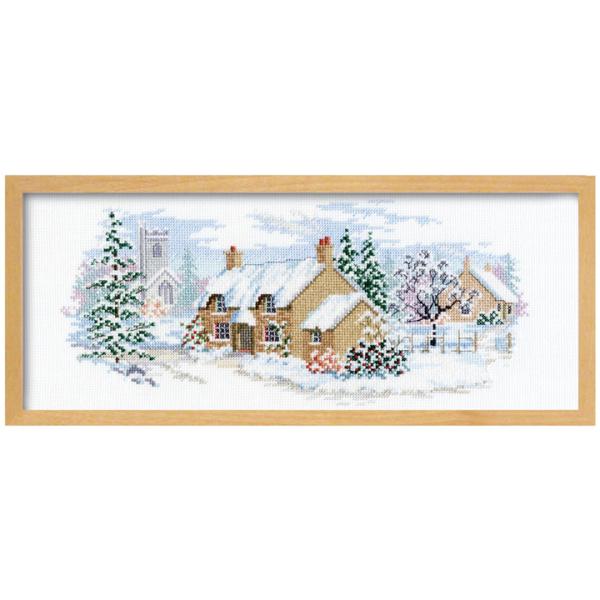 キット内容：刺しゅう布 Ｎｏ．3800布アイーダ刺しゅう糸・クロス針・カラー「図案付き説明書　出来上がりサイズ：刺しゅう部分約34ｃｍＸ約14ｃｍ額Ｗ-47　別売り額サイズ 外形26.3Ｘ32.3ｃｍ<br><br>...