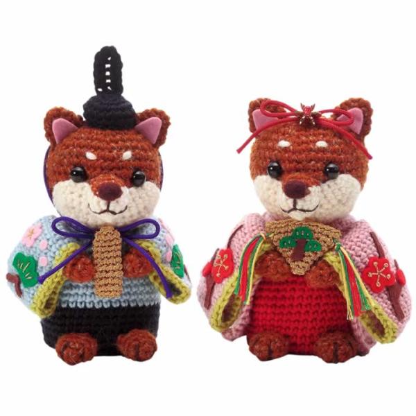 ■商品内容出来上がり寸法：男雛：約 高さ15cm×幅9cm　女雛：約 高さ12cm×幅11cmデザイン：福村弘美キット内容：ミツリーハウスフォレスト、ミルキーキッズ、25番刺しゅう糸 ※用具はキットに含まれておりません※出来上がりサイズには...