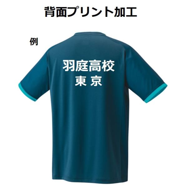 【シャツを購入された方限定】高校名や都道府県名、氏名などを入れるサービスです。画像から書体とカラーをお選びいただき、備考欄に入れたい文字の内容を入力して注文してください。金色と銀色のプリントカラーは1750円頂戴いたします。A4サイズに収ま...