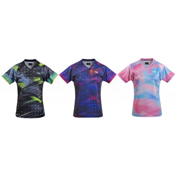 メーカー ブラックナイト　black night品　名 レディスゲームウェア品　番 T-2539性　別 LADIES素　材 ポリエステル100％カラー ブラック、ピンク、ネイビーブルー生産国 日本吸汗速乾、UVケア日本バドミントン協会公認検...