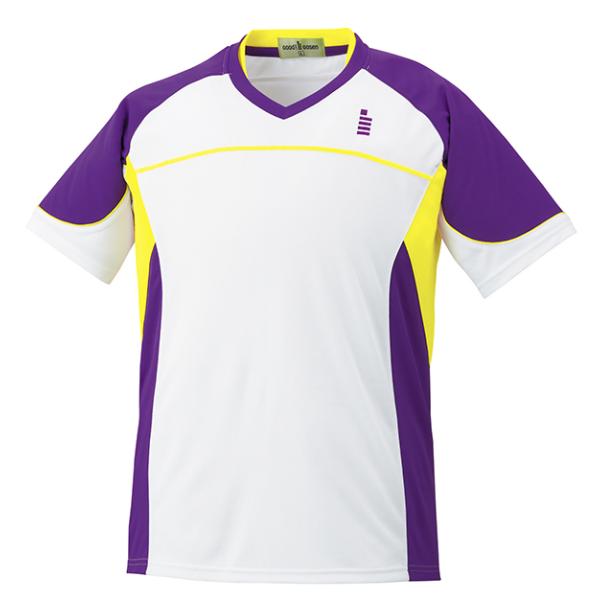 吸汗速乾、ＵＶカットに優れたゲームシャツ。素材：ポリエステル１００％サイズ：Ｍカラー：パンジー機能：吸汗速乾、ＵＰＦ５０ +原産国：日本